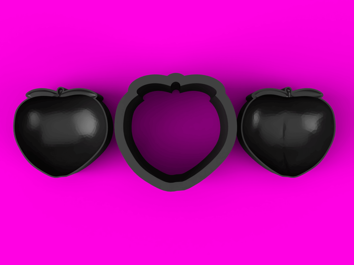 Peach Bath Bomb Mold STL Download