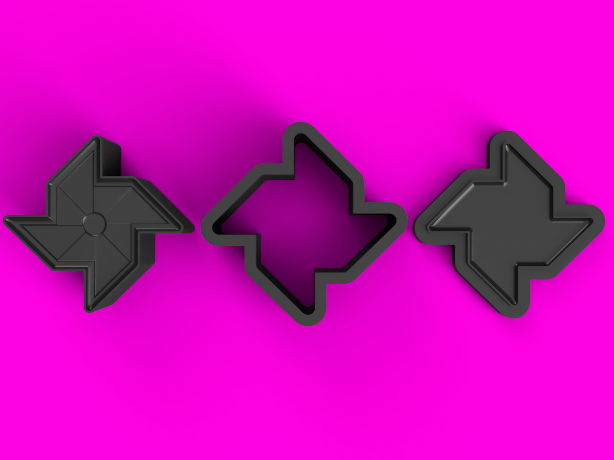 Pinwheel Bath Bomb Mold STL Download