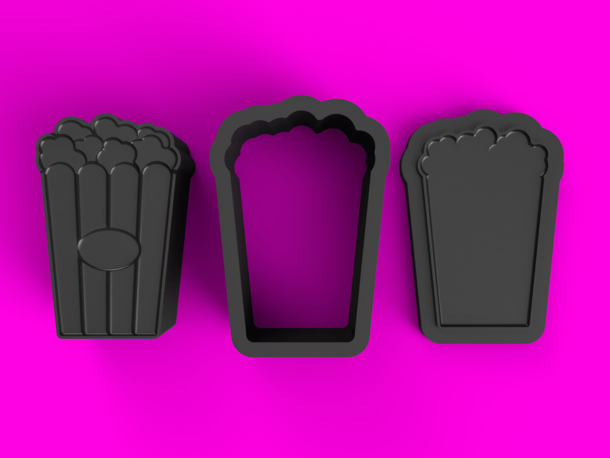 Popcorn Bath Bomb Mold STL Download