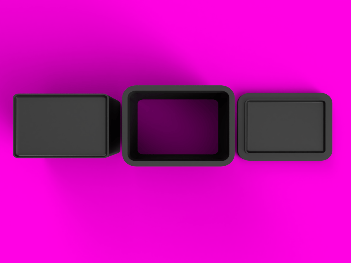 Rectangle Bath Bomb Mold STL Download