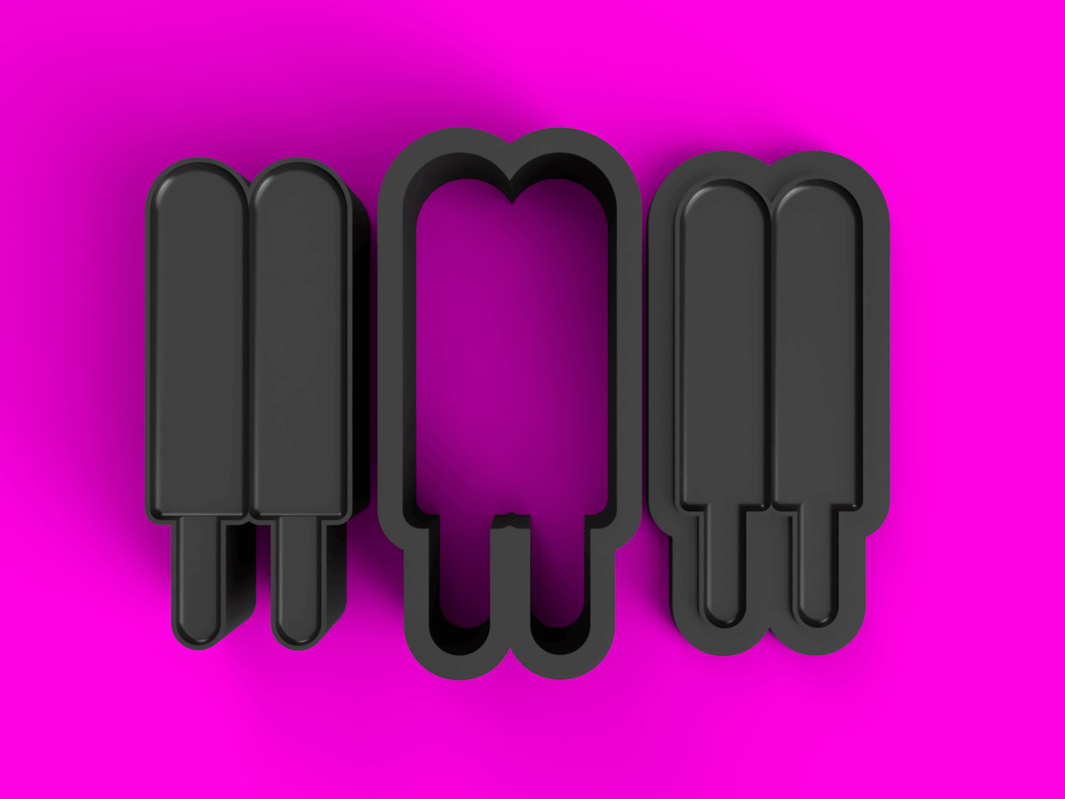 Twin Pops Bath Bomb Mold STL Download