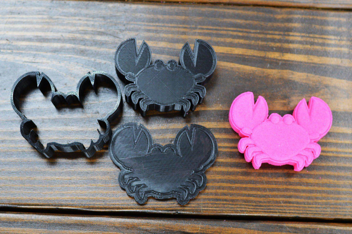Flat Crab Bath Bomb Mold