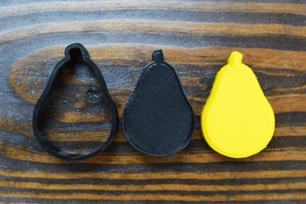 Flat Pear Bath Bomb Mold