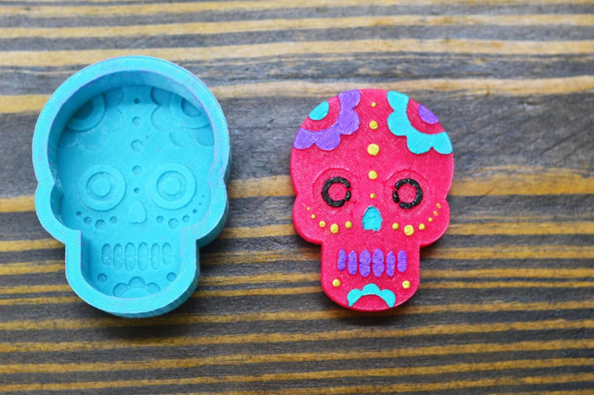 Sugar Skull Freshie Mold